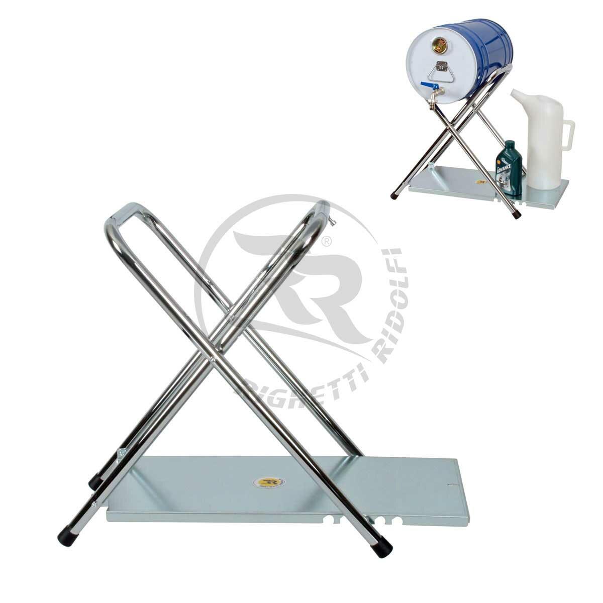 FOLDABLE CHROME STEEL JERRY CAN STAND | Righetti e Ridolfi