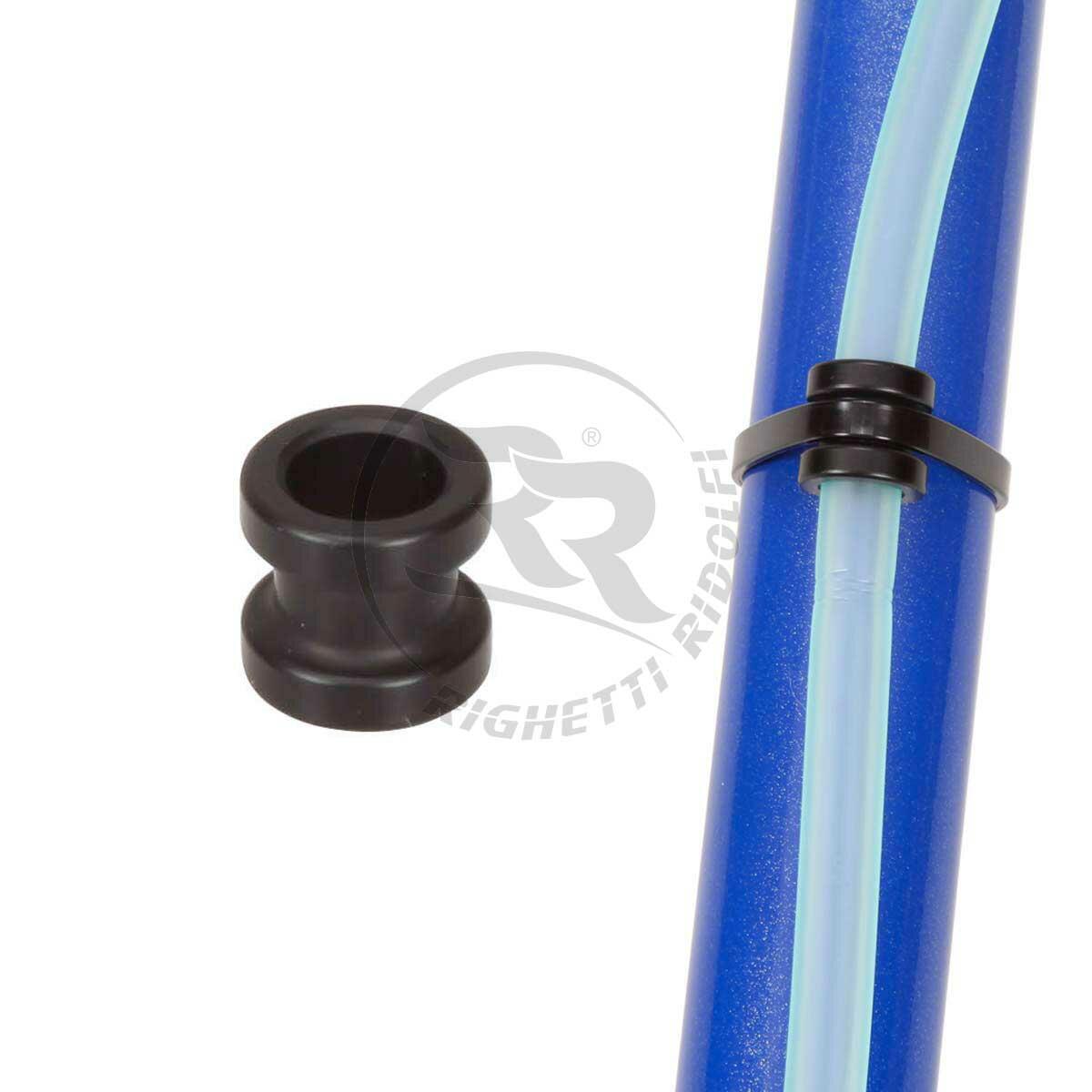 Ring with 9mm Hole,MAGNESIUM Colour, for fuel line fixing | Righetti e Ridolfi