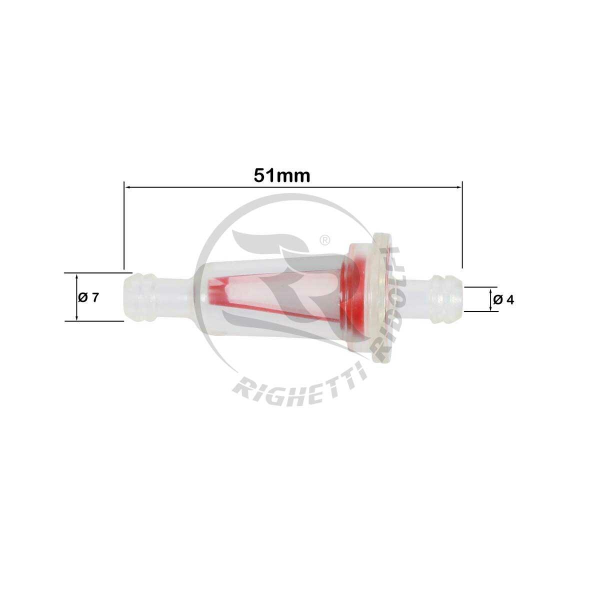 Small Inline Fuel Filter | Righetti e Ridolfi