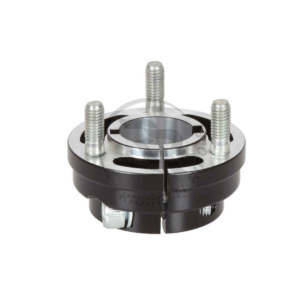 Light Wheel Hub D.30mm L.35mm Key 6/8mm - NATURAL Aluminium | Righetti e Ridolfi